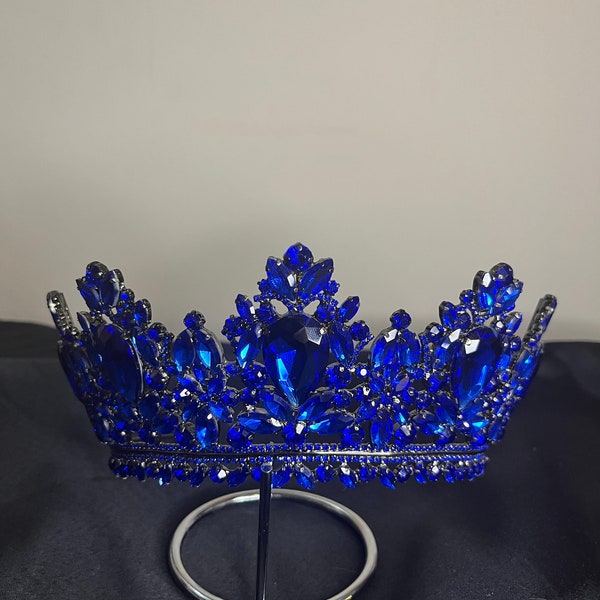 Royal Blue Crown - Etsy