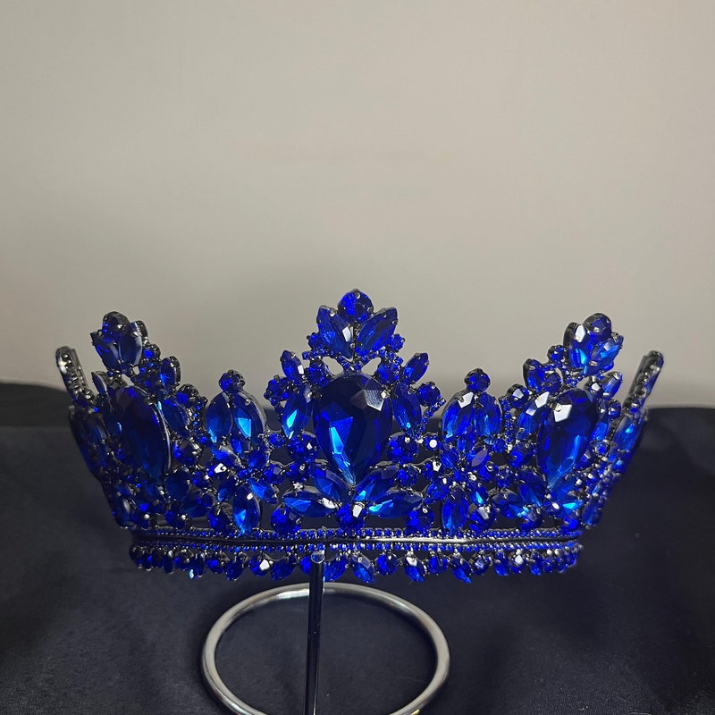 Royal Blue Crown - Etsy