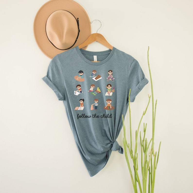Montessori Shirt, Gifts for Montessori Teachers, Follow the Child ...