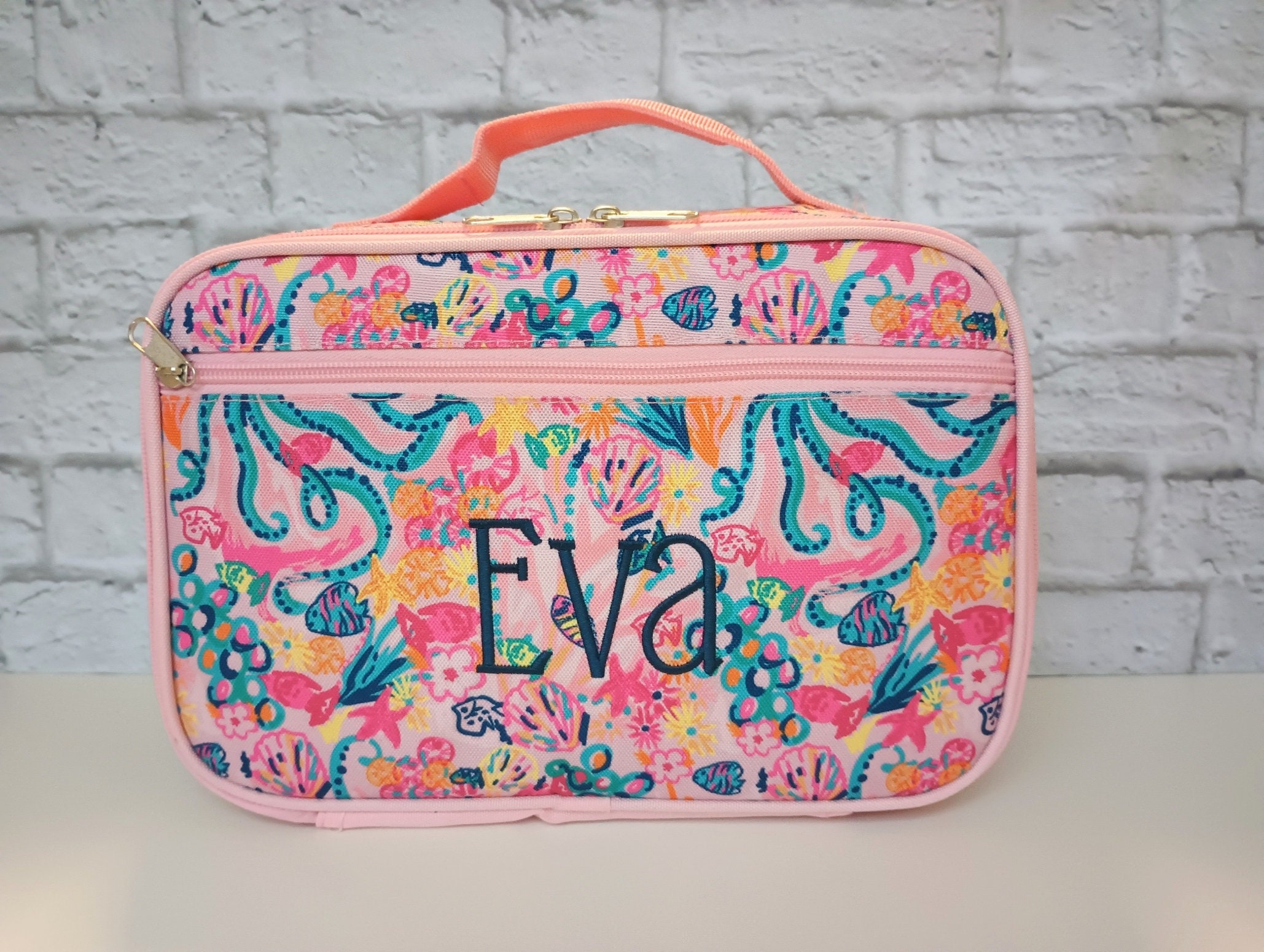Monogrammed lunch box store