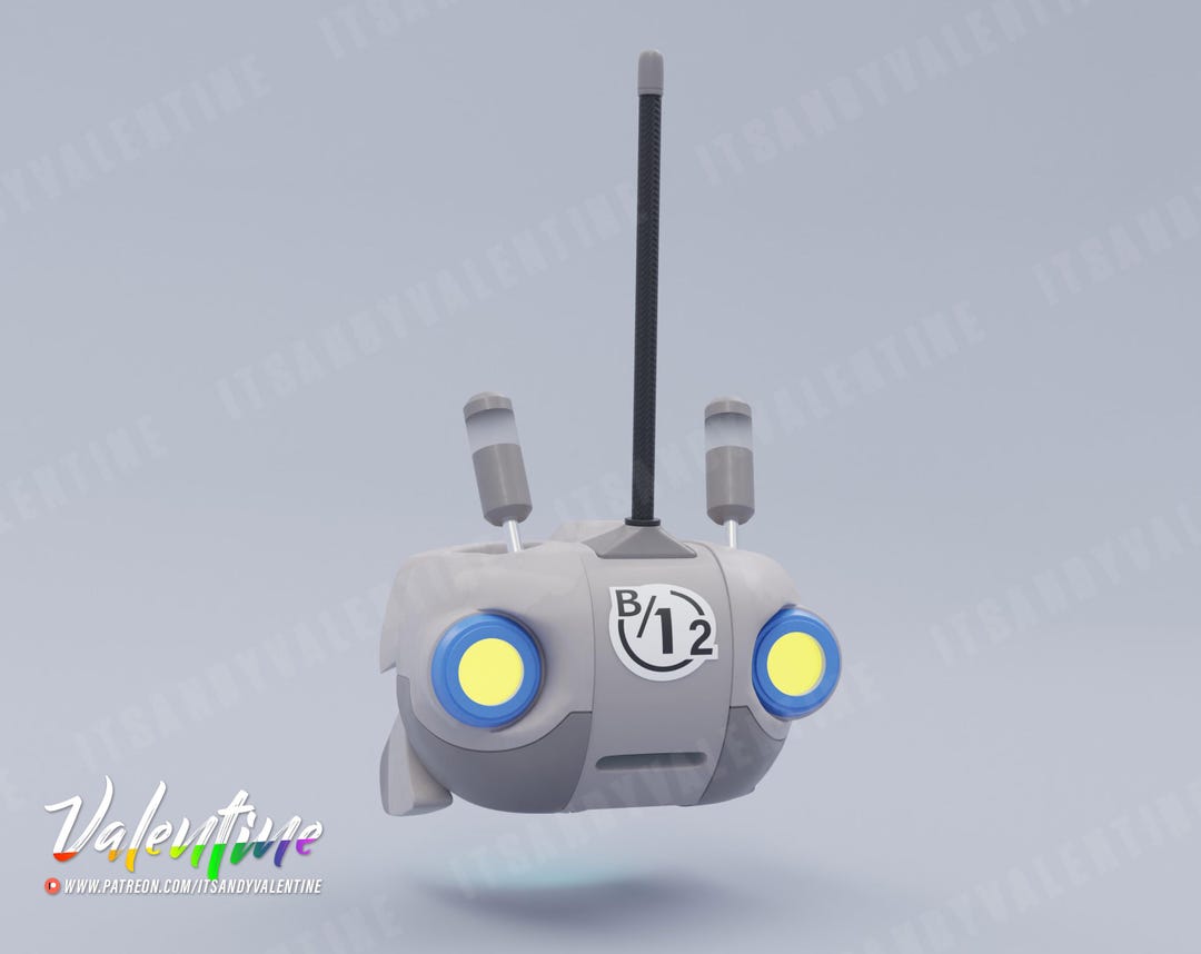 B/12 Robot - Stray (3D Printing Files) - Etsy