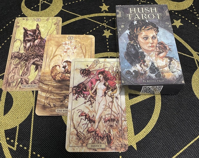HUSH Tarot DECK Cards & Guidebook by Jeremy Hush - Etsy