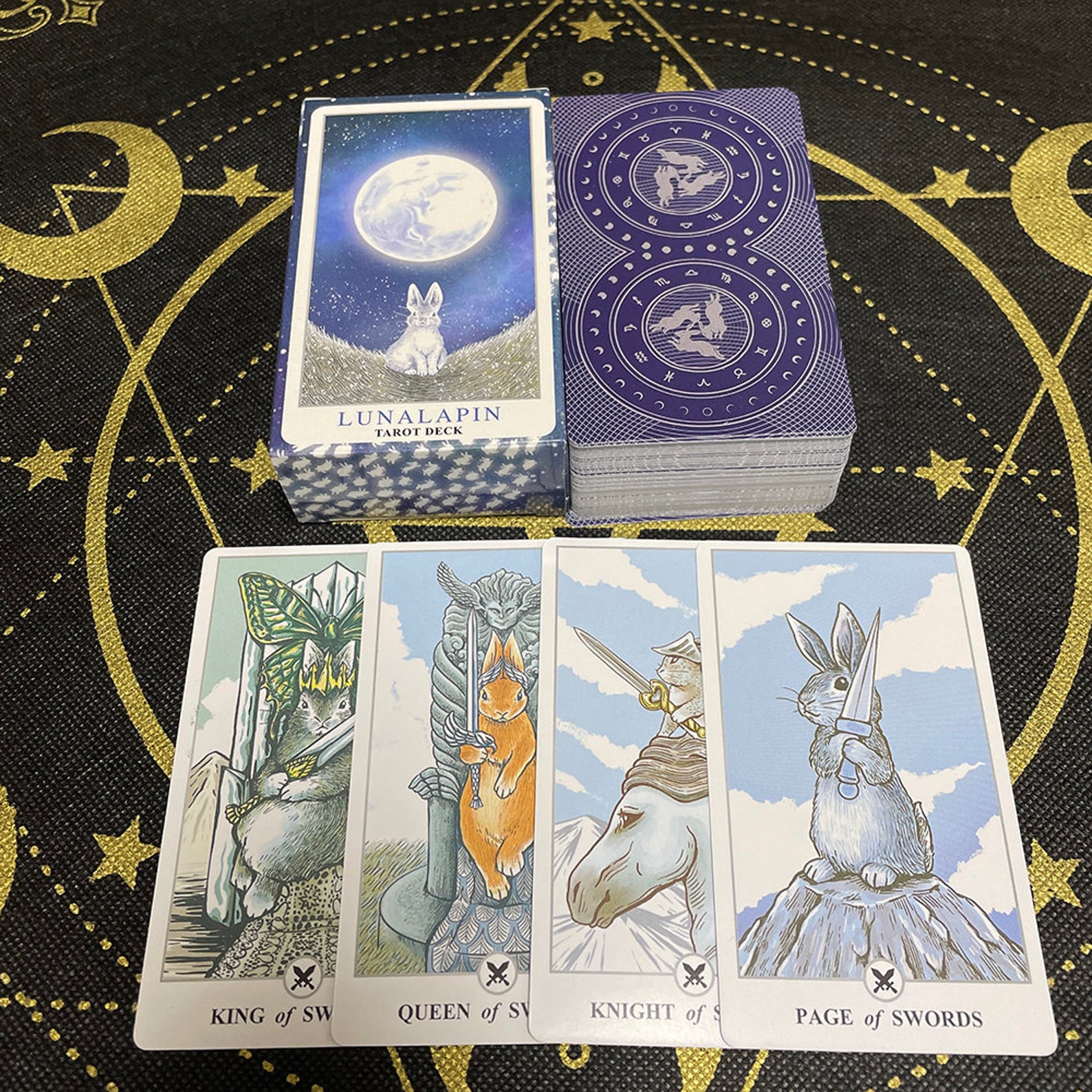 Lunalapin Tarot Cards Rabbits Tarot Reading Deck for - Etsy Australia