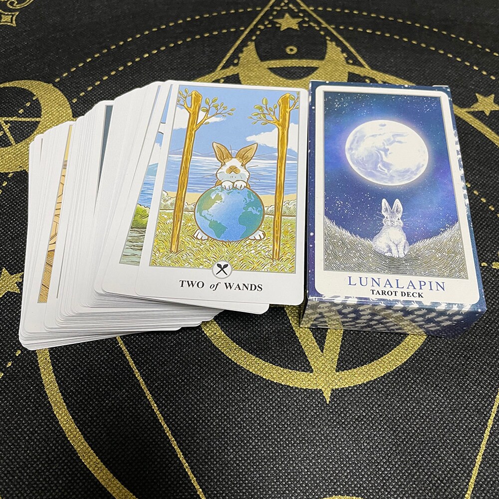 Lunalapin Tarot Cards Rabbits Tarot Reading Deck for - Etsy Australia