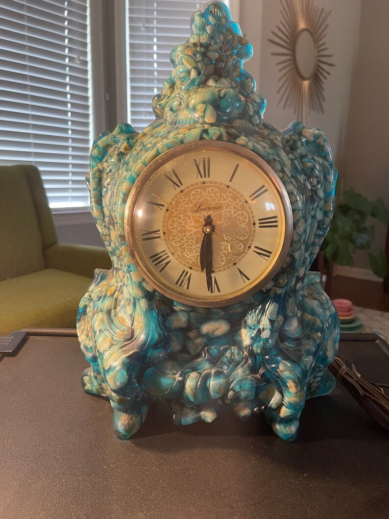 Mid-century Lanshire Vomit Clock. - Etsy
