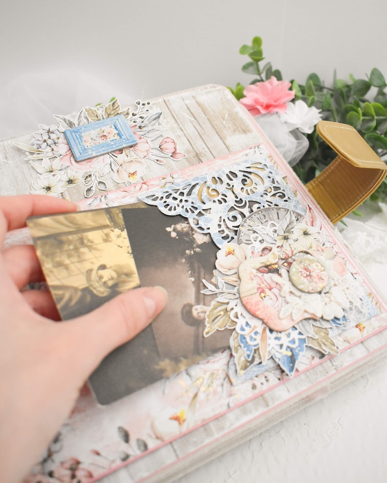 Personalized Suede Photo Album: Handmade Family Memory Book - Etsy