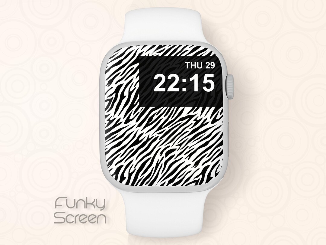 Watch Face Image Download, Zebra Wallpaper Animal Print Smartwatch ...