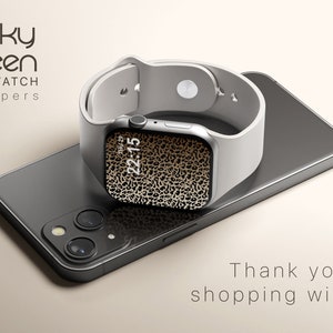 Leopard Print Apple Watch Wallpaper Animal Print Apple Watch ...