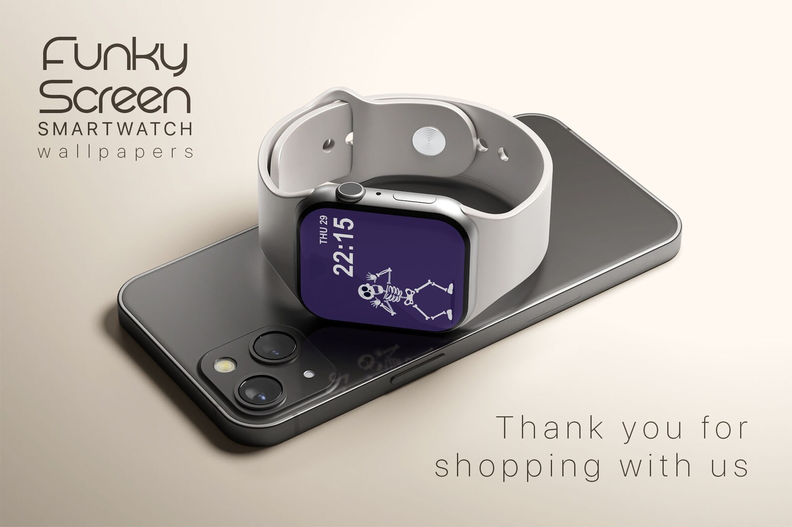 Skeleton Apple Watch Face Halloween Apple Watch Wallpaper Funny ...