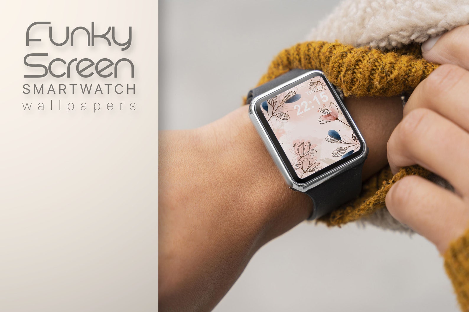 Aesthetic Apple Watch Background Floral Wallpaper Iwatch Screen Apple ...