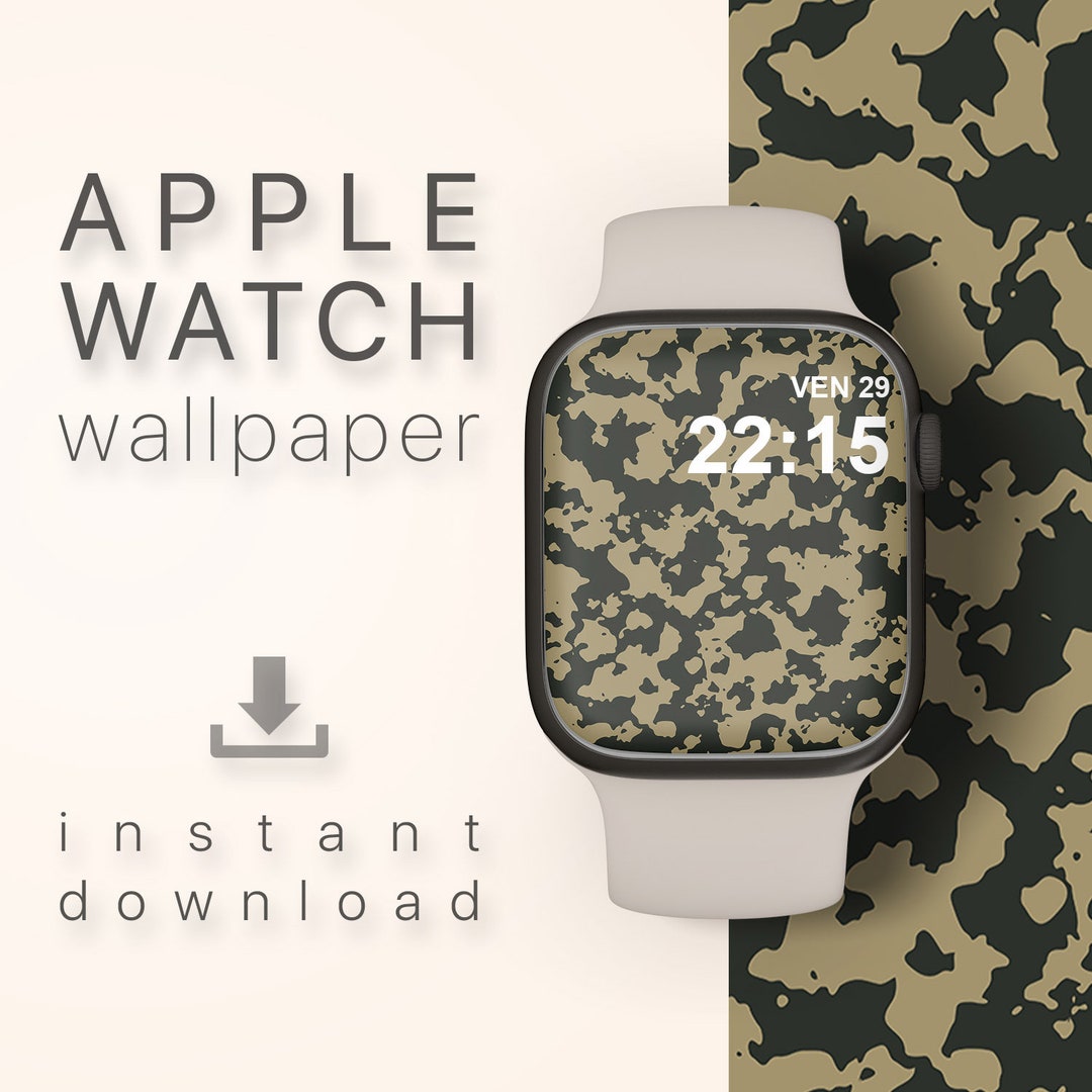 Camouflage Wallpaper for Apple Watch Military Watch - Etsy