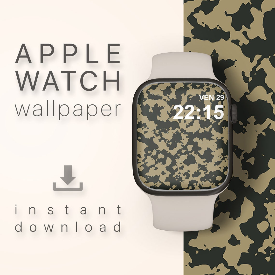 Camouflage Wallpaper for Apple Watch Military Watch - Etsy