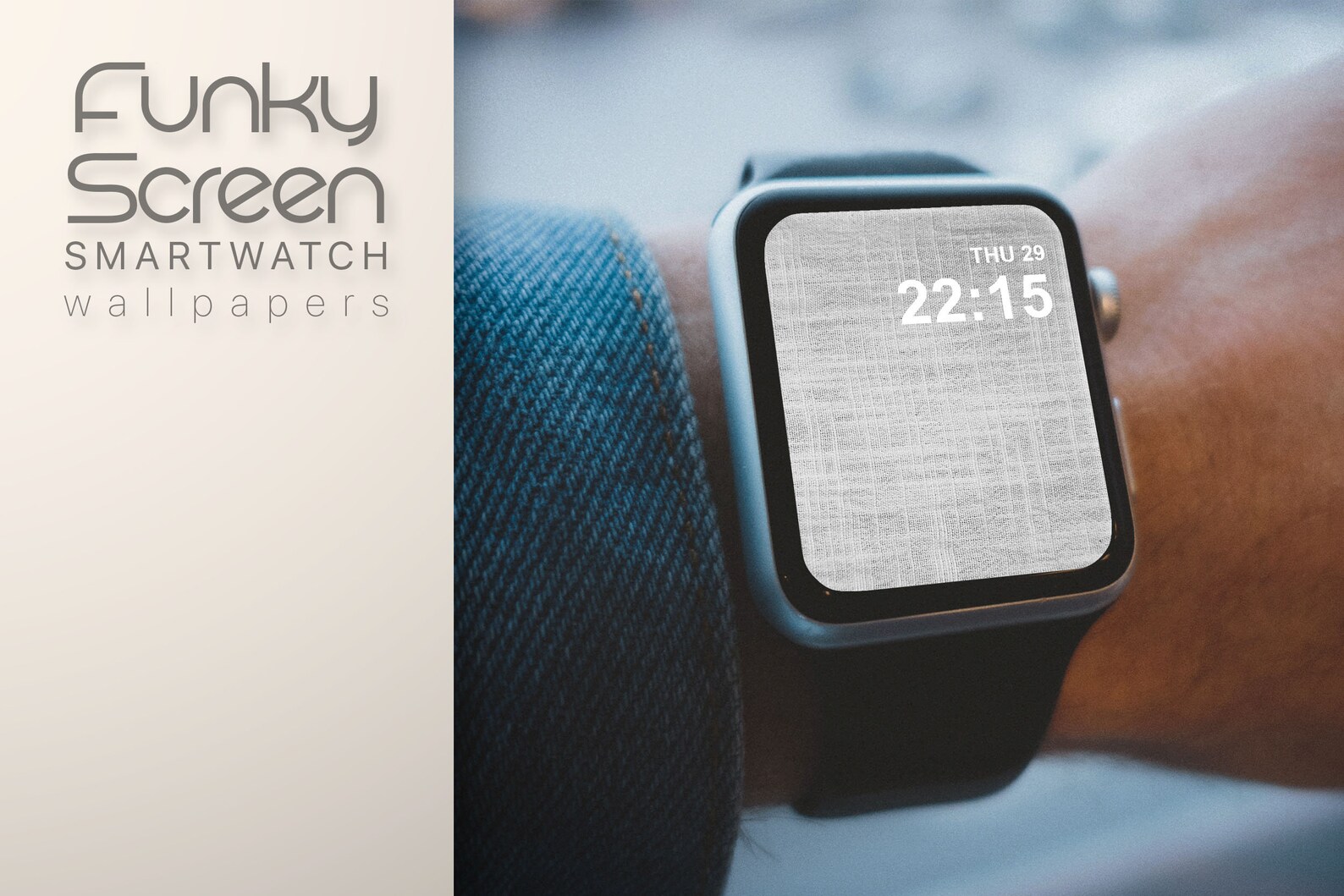 Apple Watch Wallpaper Linen Color Apple Watch Face Fabric - Etsy