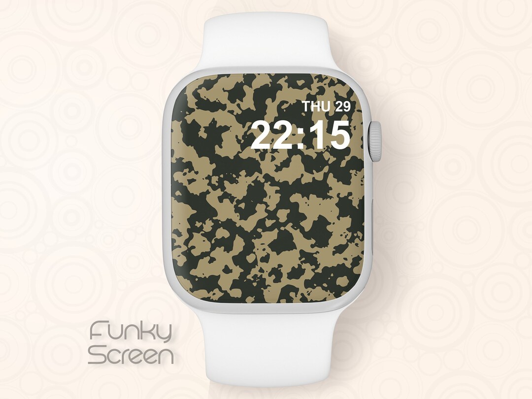 Camouflage Wallpaper for Apple Watch Military Watch Screensaver Camo ...