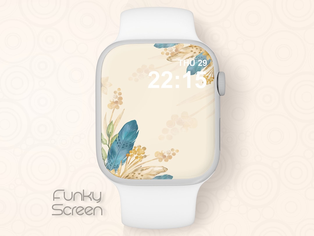 Feminine Apple Watch Wallpaper, Floral Apple Watch Background, Apple ...