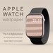 Rose Gold Smartwatch Face Wallpaper Apple Watch Face Gold - Etsy