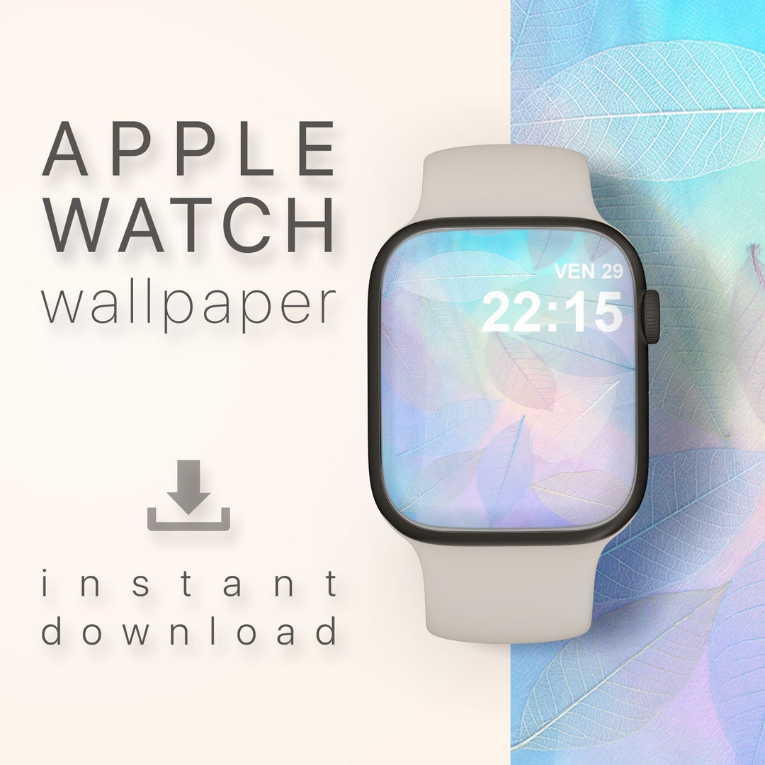 Iridescent Smart Watch Wallpaper Shimmer Apple Watch Wallpaper ...