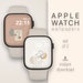 Set of 2 Woman Apple Watch Faces Beige Boho Smartwatch Wallpapers Woman ...