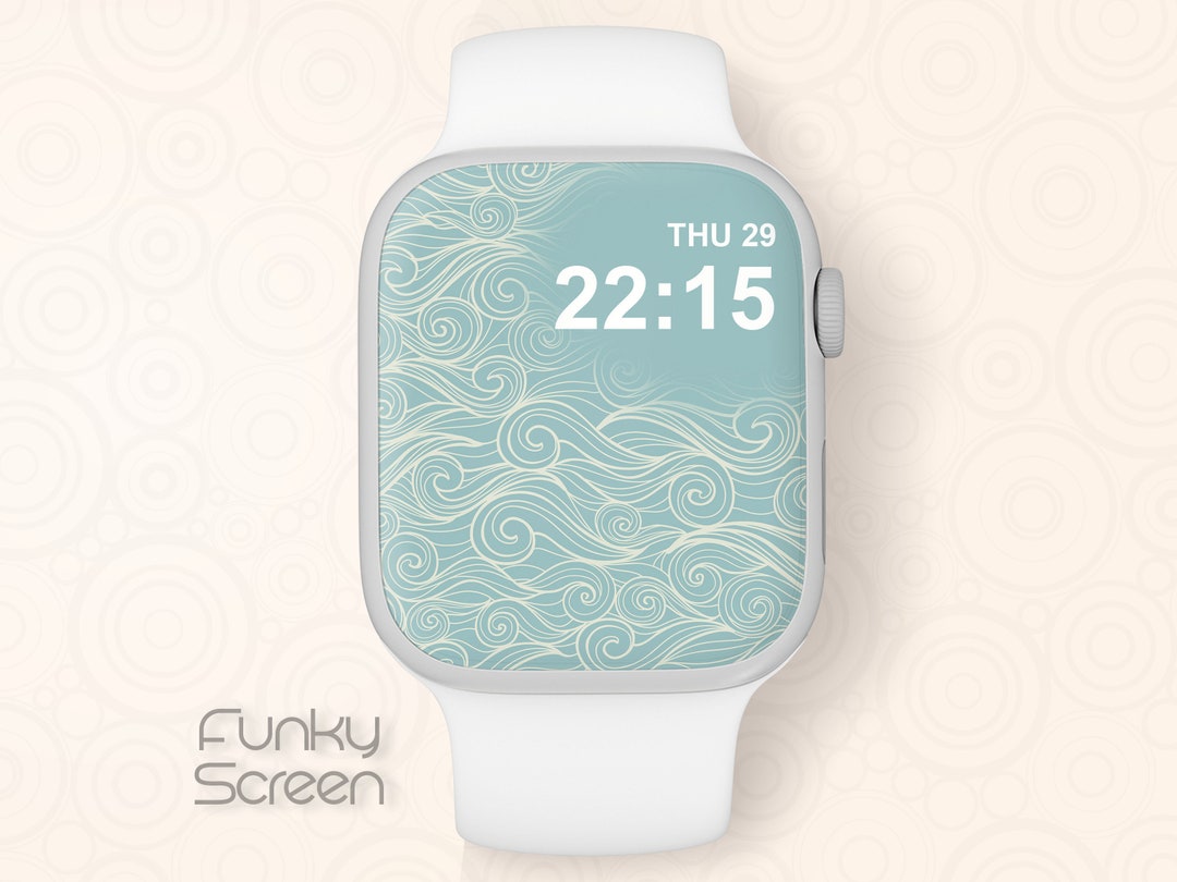 Minimal Apple Watch Face Apple Iwatch Background Line Art Design ...