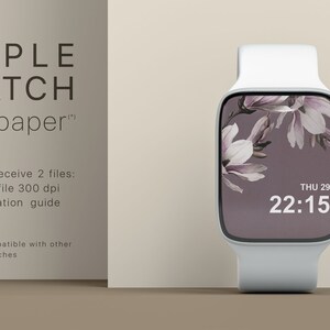 Elegant Flower Iwatch Wallpaper Apple Watch Face Magnolia Lilac ...