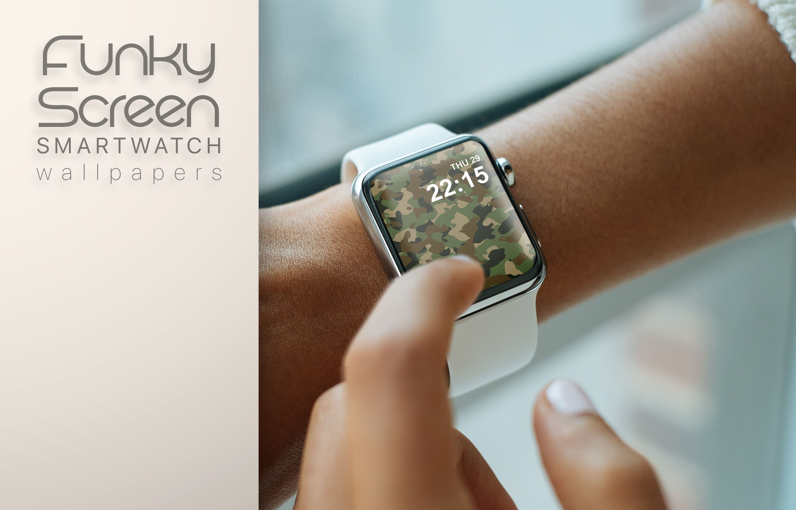 Military Camo Apple Watch Face Wallpaper Camouflage Smart - Etsy
