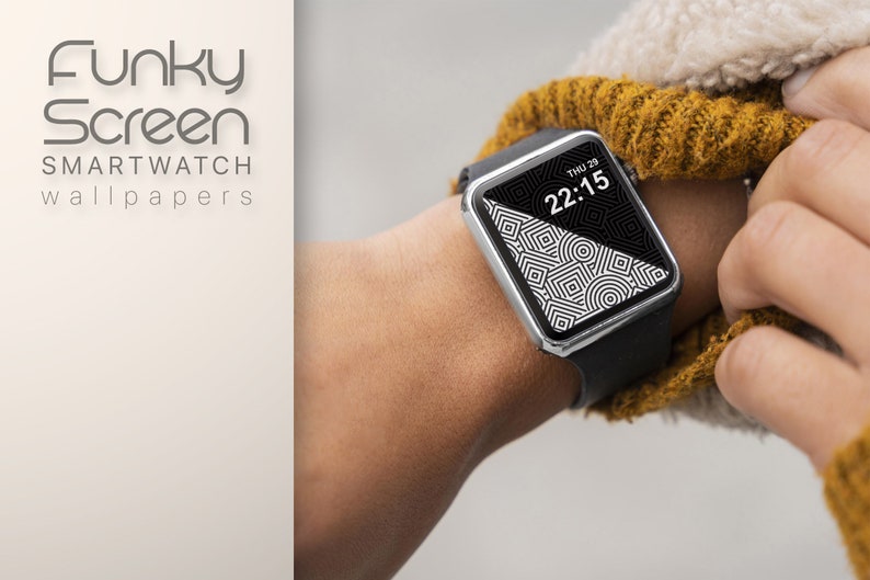Modern Pattern Apple Watch Background Geometric Apple Watch Face ...