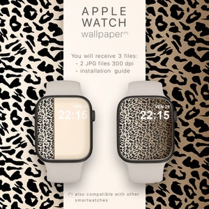 Leopard Print Apple Watch Wallpaper Animal Print Apple Watch ...