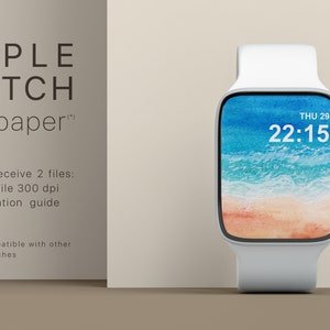 Apple Watch Wallpaper Beach Painting Apple Watch Face Abstract ...