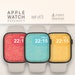 Colorful Apple Watch Wallpaper Set of 3 Apple Watch Face Bundle, Red ...