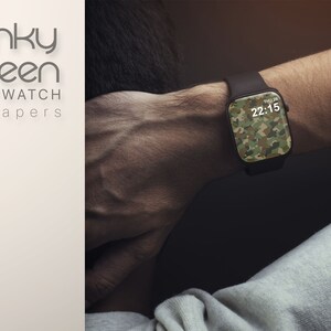 Military Camo Apple Watch Face Wallpaper Camouflage Smart Watch ...
