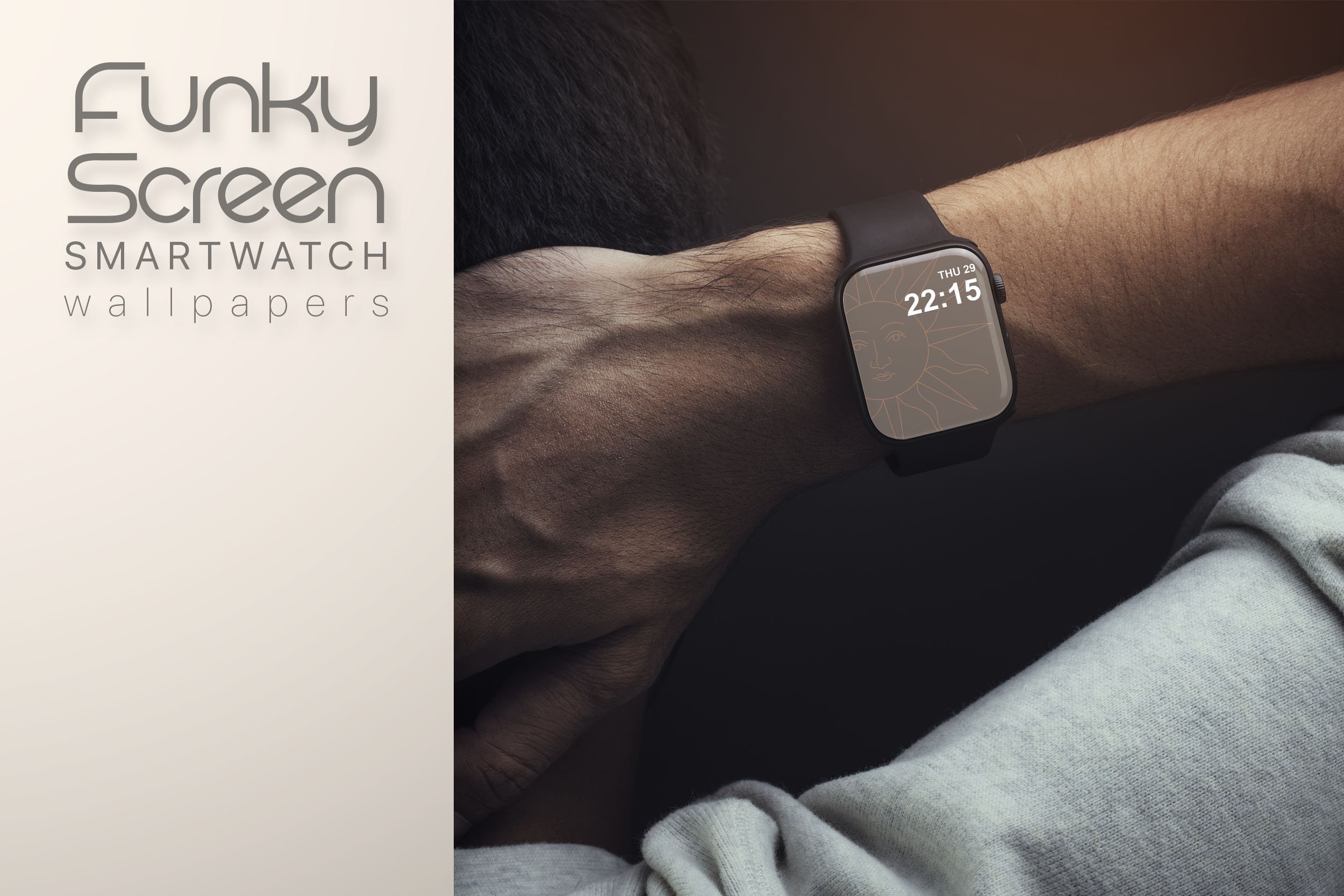 Brown Apple Watch Background, Sun and Moon Apple Watch Wallpapers ...