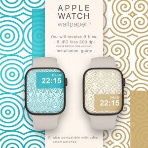 Smart Watch Wallpaper Bundle Apple Watch Face Geometric - Etsy