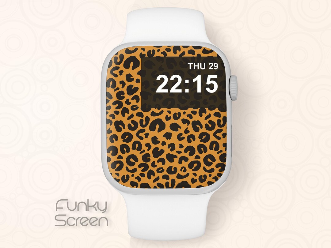 Cheetah Watch Wallpaper Apple Watch Face Leopard Apple Watch ...