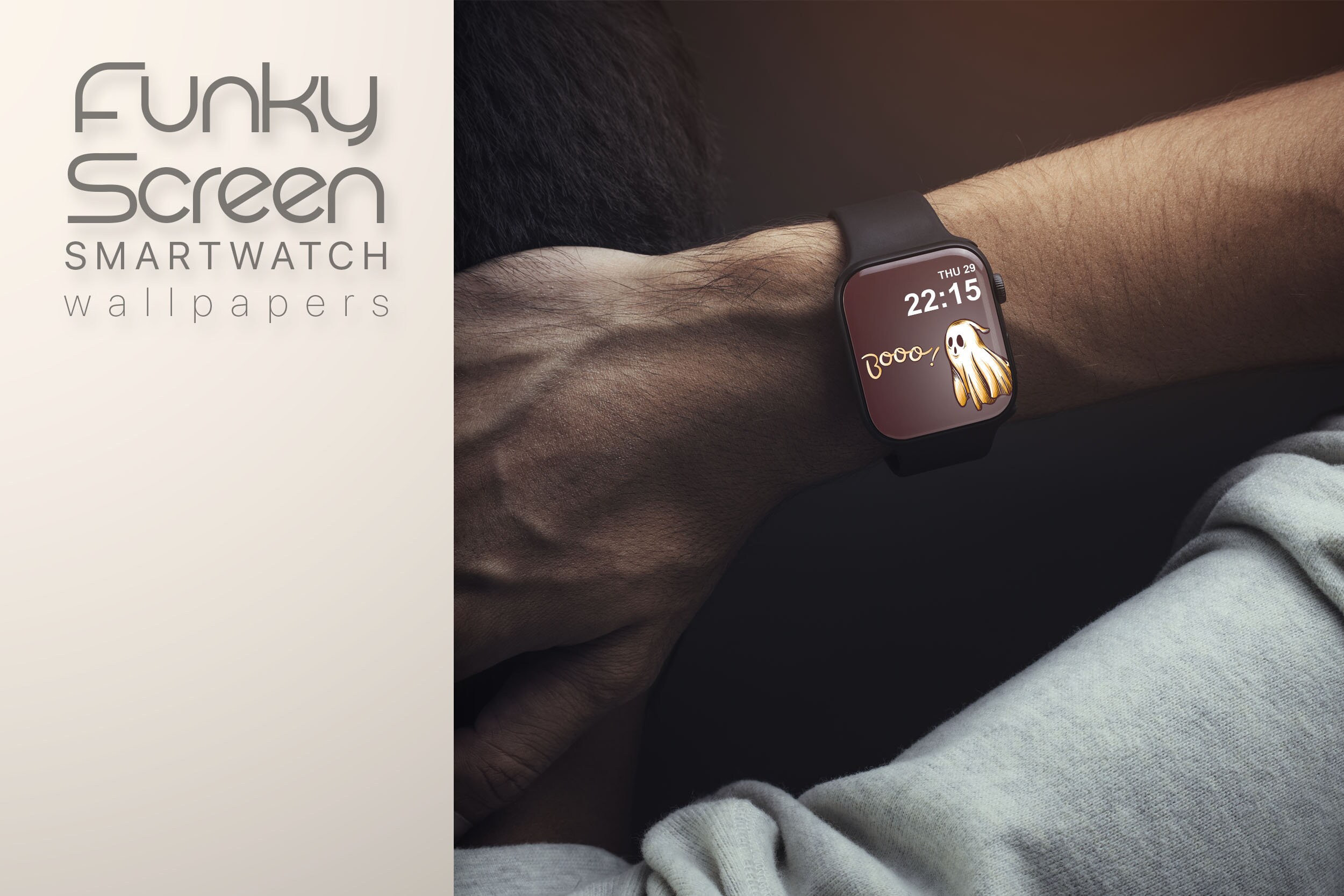 Apple Watch Face Halloween Ghost Watch Background Ghost Watch - Etsy