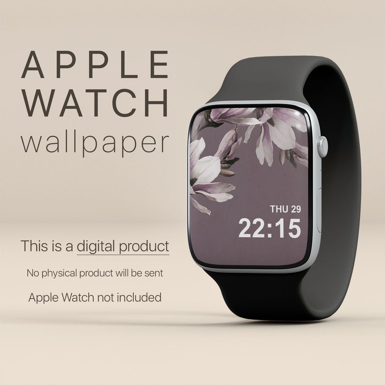Elegant Flower Iwatch Wallpaper Apple Watch Face Magnolia Lilac ...