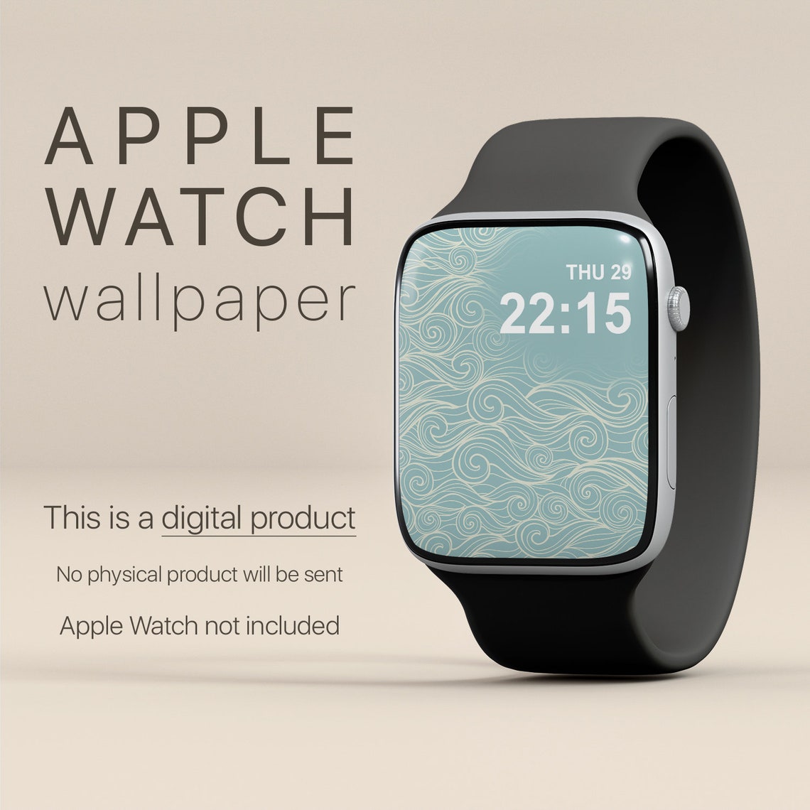 Minimal Apple Watch Face Apple Iwatch Background Line Art Design ...