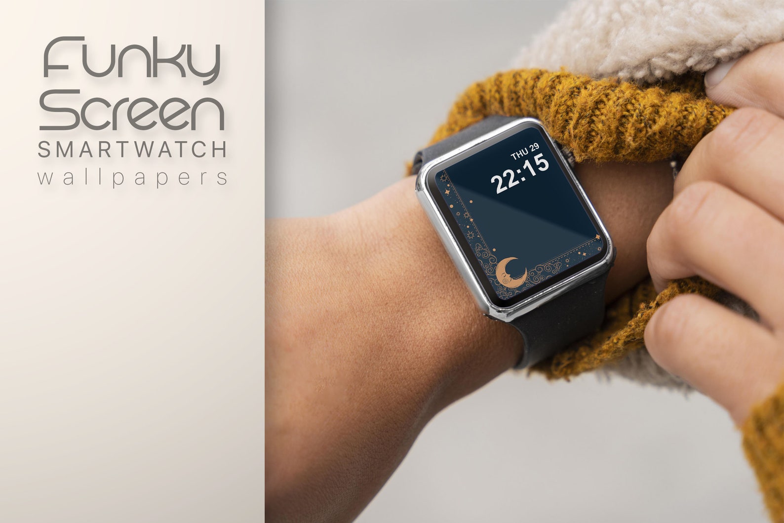 Sun and Moon Apple Watch Wallpaper, Celestial Apple Watch Face, Tarot ...