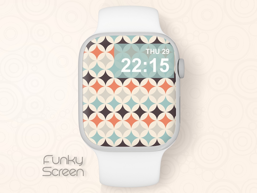 Apple Watch Face, Iwatch Face Retro, Apple Watch Wallpaper, Mid Century ...