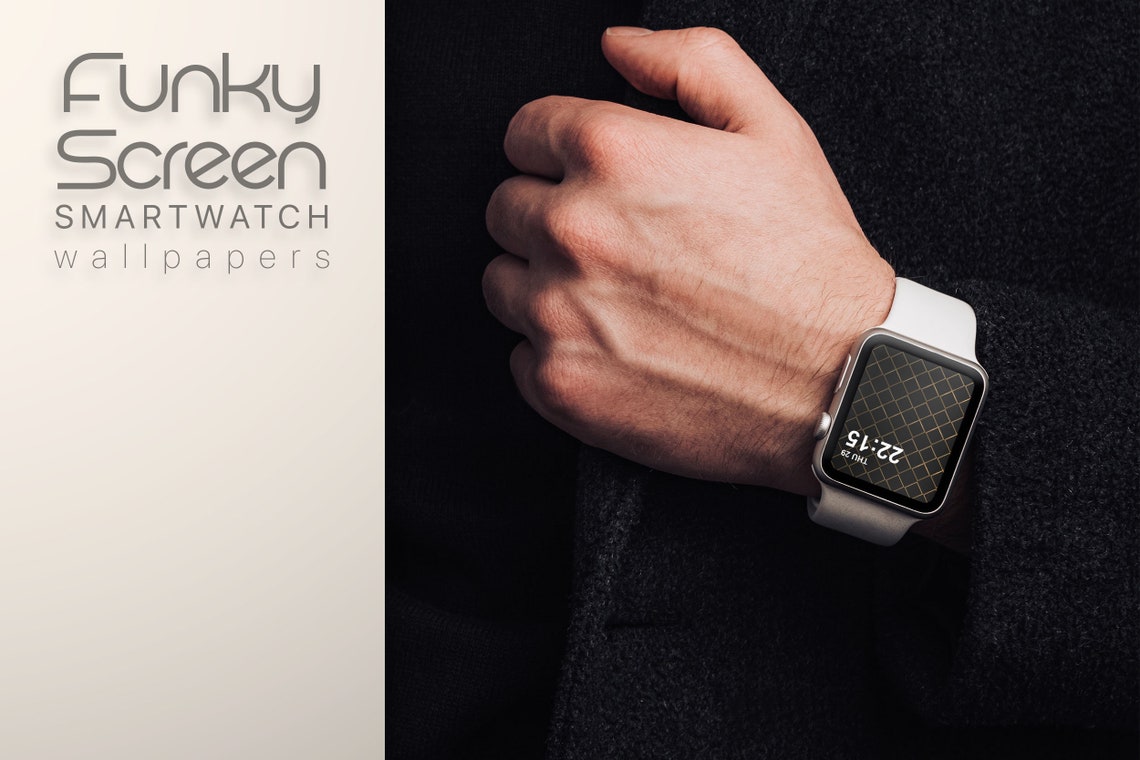Geometric Apple Watch Face Design Art Deco 2 Smart Watch Wallpapers ...