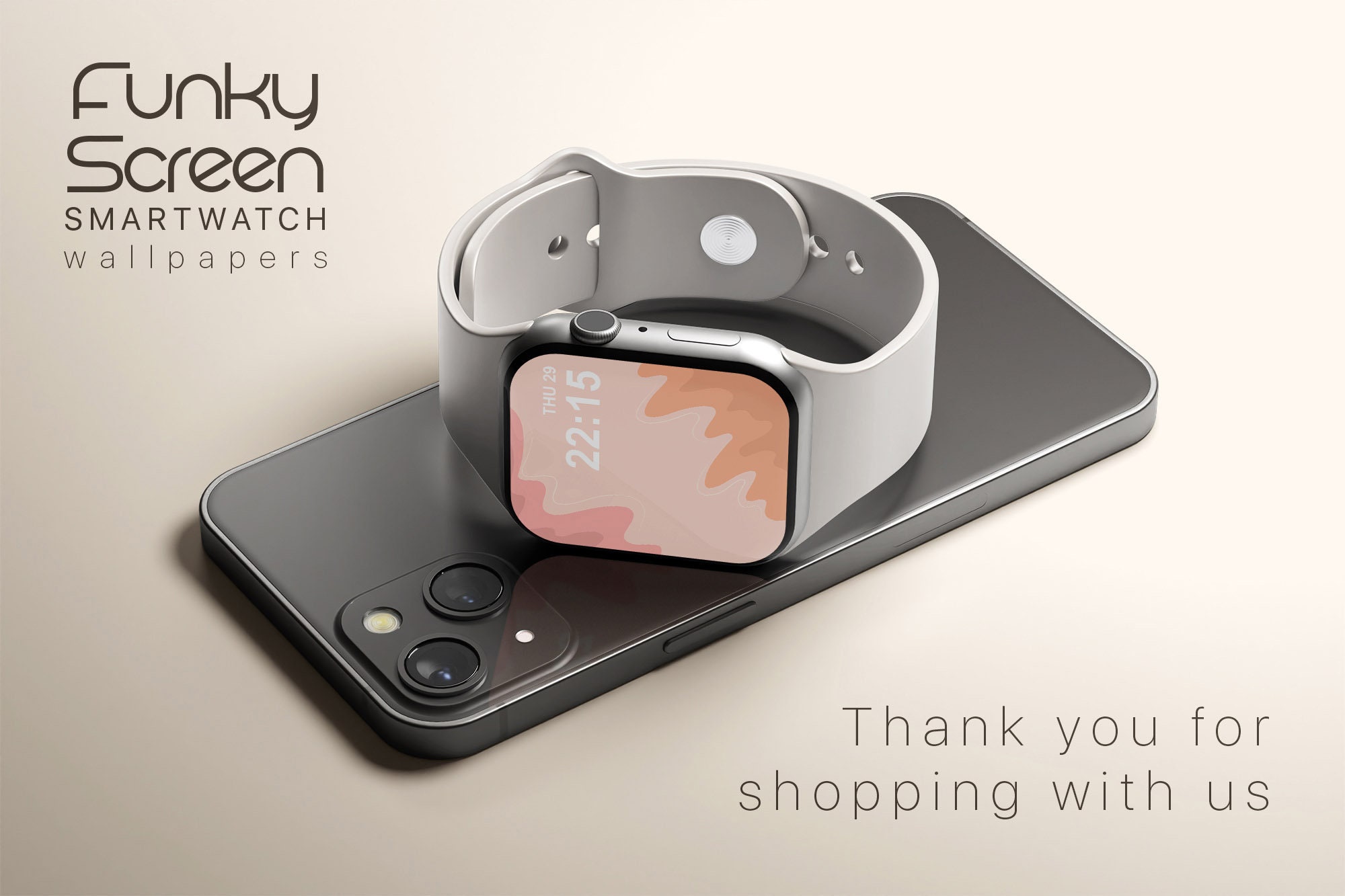 Pink Abstract Apple Watch Face Smartwatch Wallpaper Pastel - Etsy