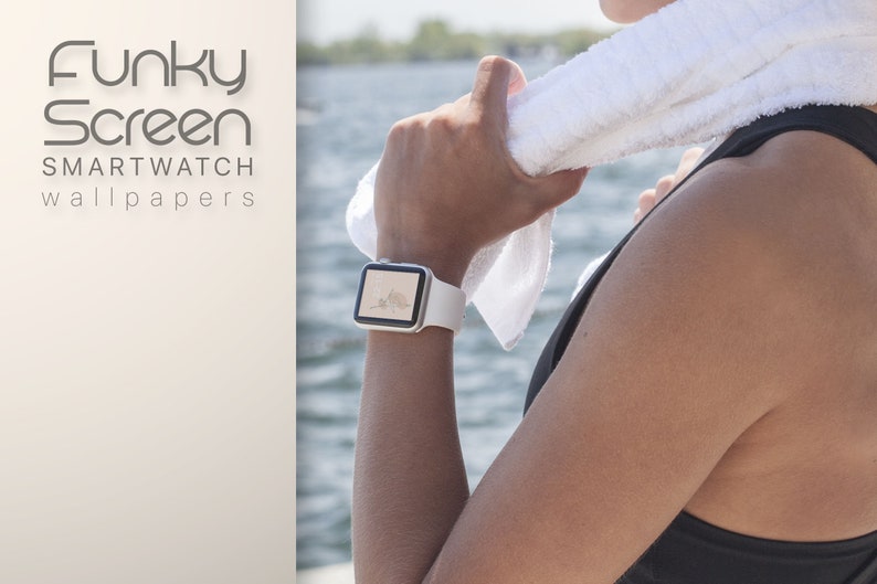 Ballerina Line Art Watch Wallpaper Apple Watch Face Ballet Dance ...