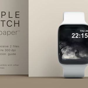 Halloween Apple Watch Face Spooky Graveyard Apple Watch Wallpaper ...