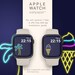 Neon Light Watch Face Bundle Apple Watch Wallpaper Set of 6 - Etsy
