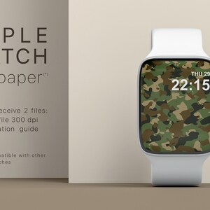 Military Camo Apple Watch Face Wallpaper Camouflage Smart Watch ...