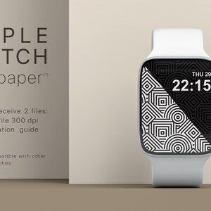 Modern Pattern Apple Watch Background Geometric Apple Watch Face ...