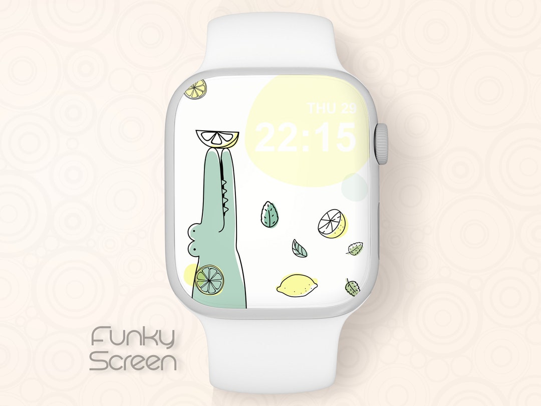 Apple Watch Face Crocodile Apple Watch Wallpaper Cute Safari Smartwatch ...