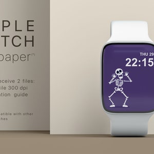 Skeleton Apple Watch Face Halloween Apple Watch Wallpaper Funny ...