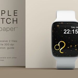 Leo Apple Watch Wallpaper Constellation Apple Watch Face Leo - Etsy