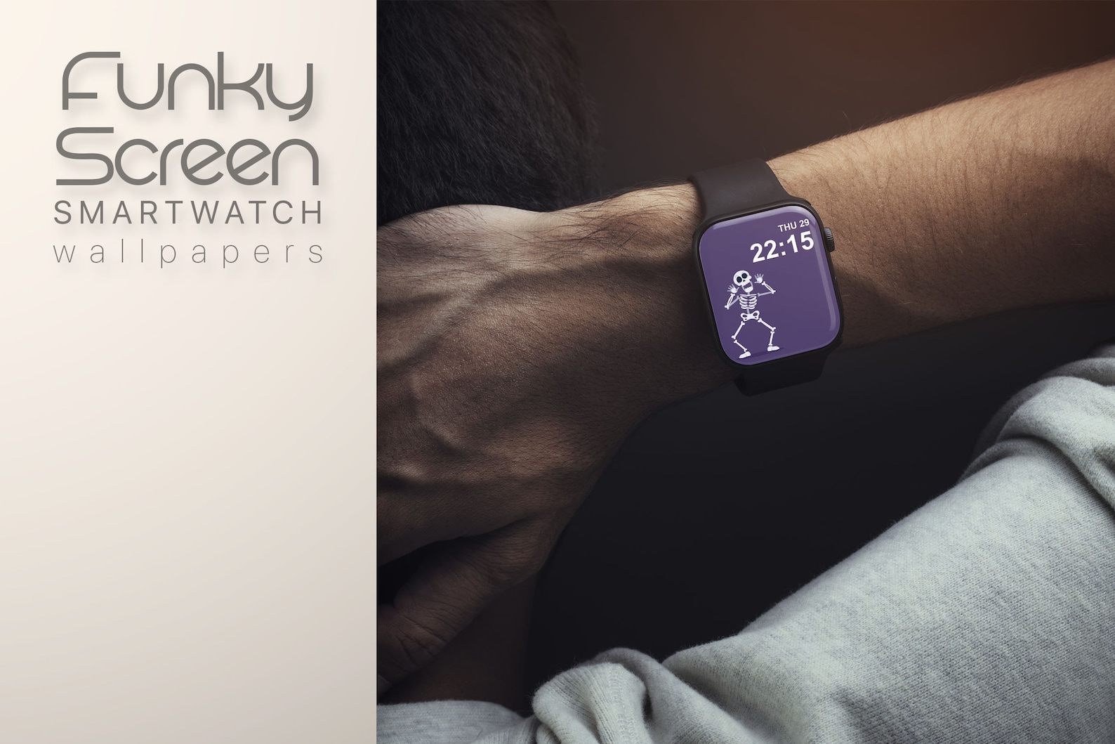 Skeleton Apple Watch Face Halloween Apple Watch Wallpaper Funny ...