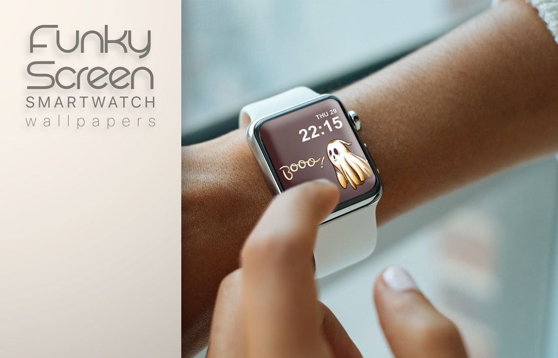 Apple Watch Face Halloween Ghost Watch Background Ghost Watch - Etsy